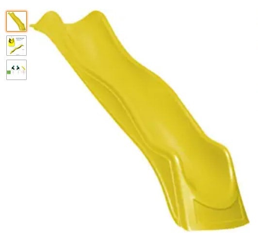 Backyard Discovery 10 Foot Wave Slide, Easy One Piece Installation ...